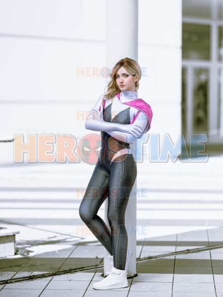 Classic Spider Gwen Ghost Spider Cosplay Costume